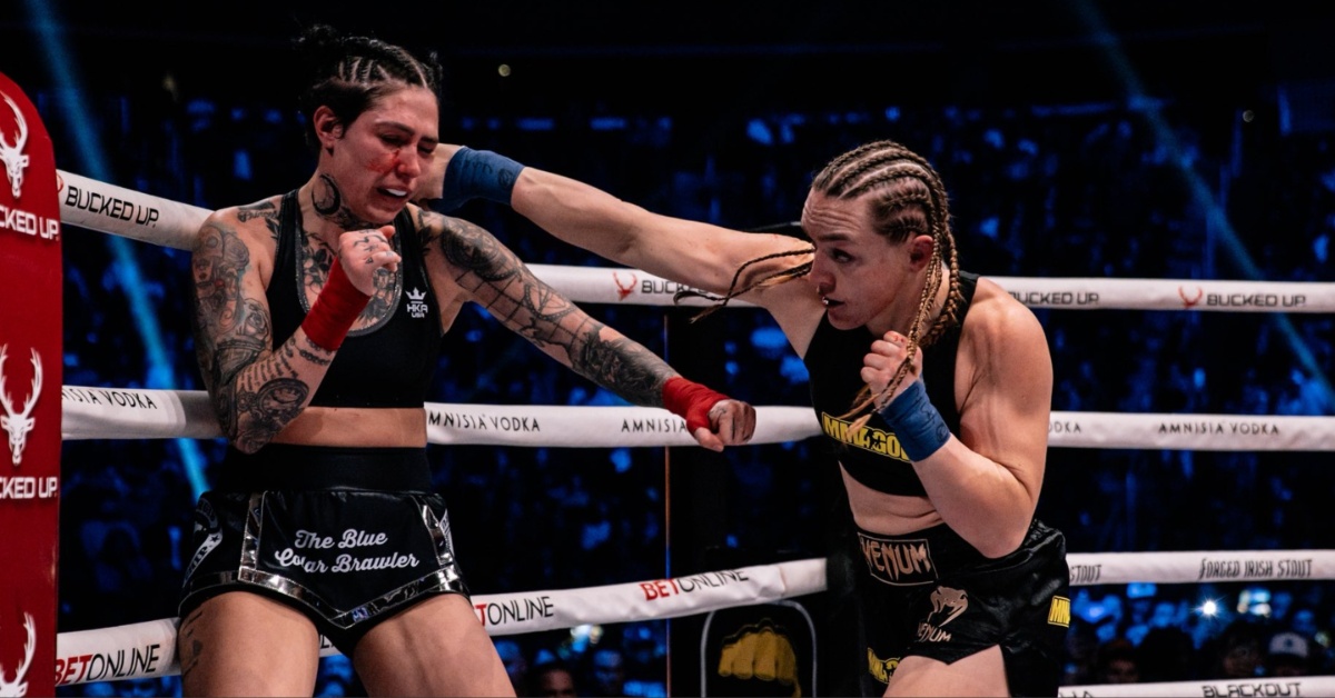 Aspen Ladd brutalise Shyanna Bintliff lors de ses débuts à Bare Knuckle ...