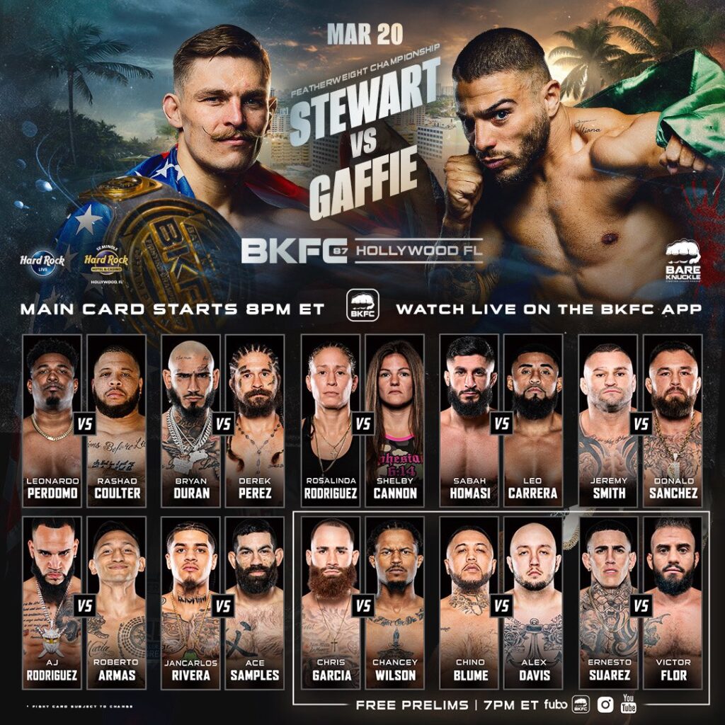 BKFC 87 : Stewart contre Gaffie – Résultats complets et faits saillants ...
